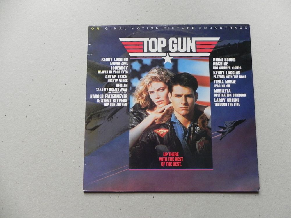 LP Orginal Film Soundtrack Top Gun 1986 Kenny Loggins (Gebraucht) in ...