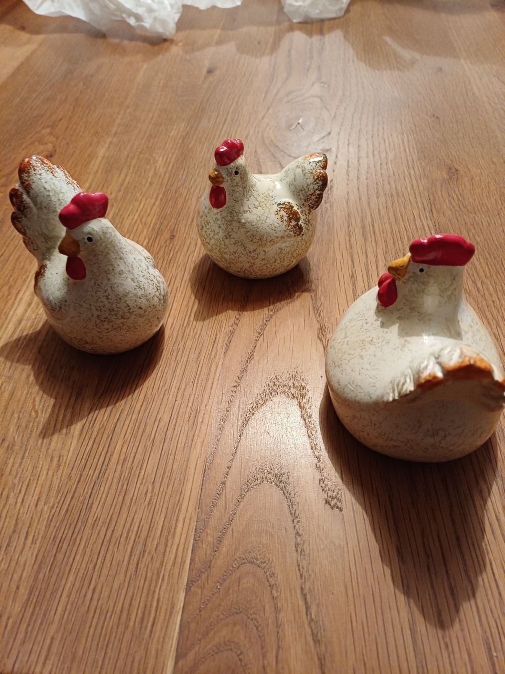 3er Set: Deko-Hühner für den Frühling, neuwertig!🐔🐔🐔 (52) (Neu (gemäss ...