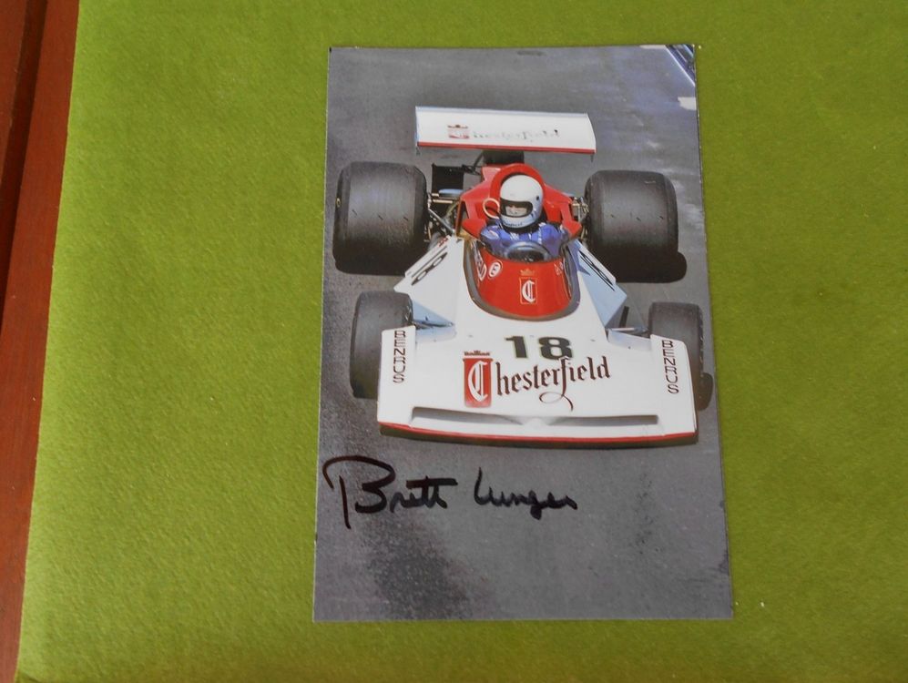 Brett Lunger USA F1 Surtees original signiert | Kaufen auf Ricardo