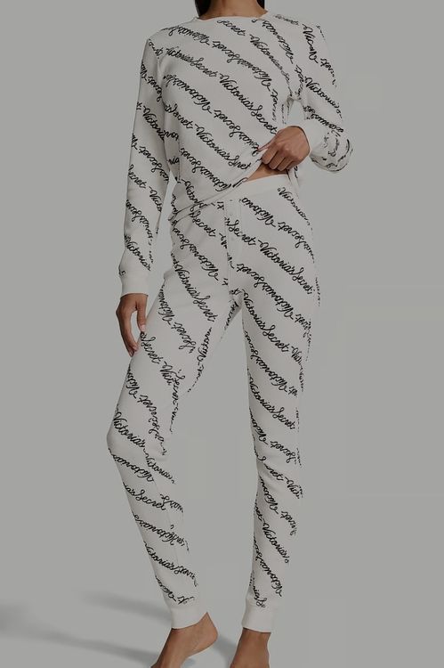 Victoria's Secret Pyjama Set Gr. S Weiss VS Logoscript Neu (Neu und ...