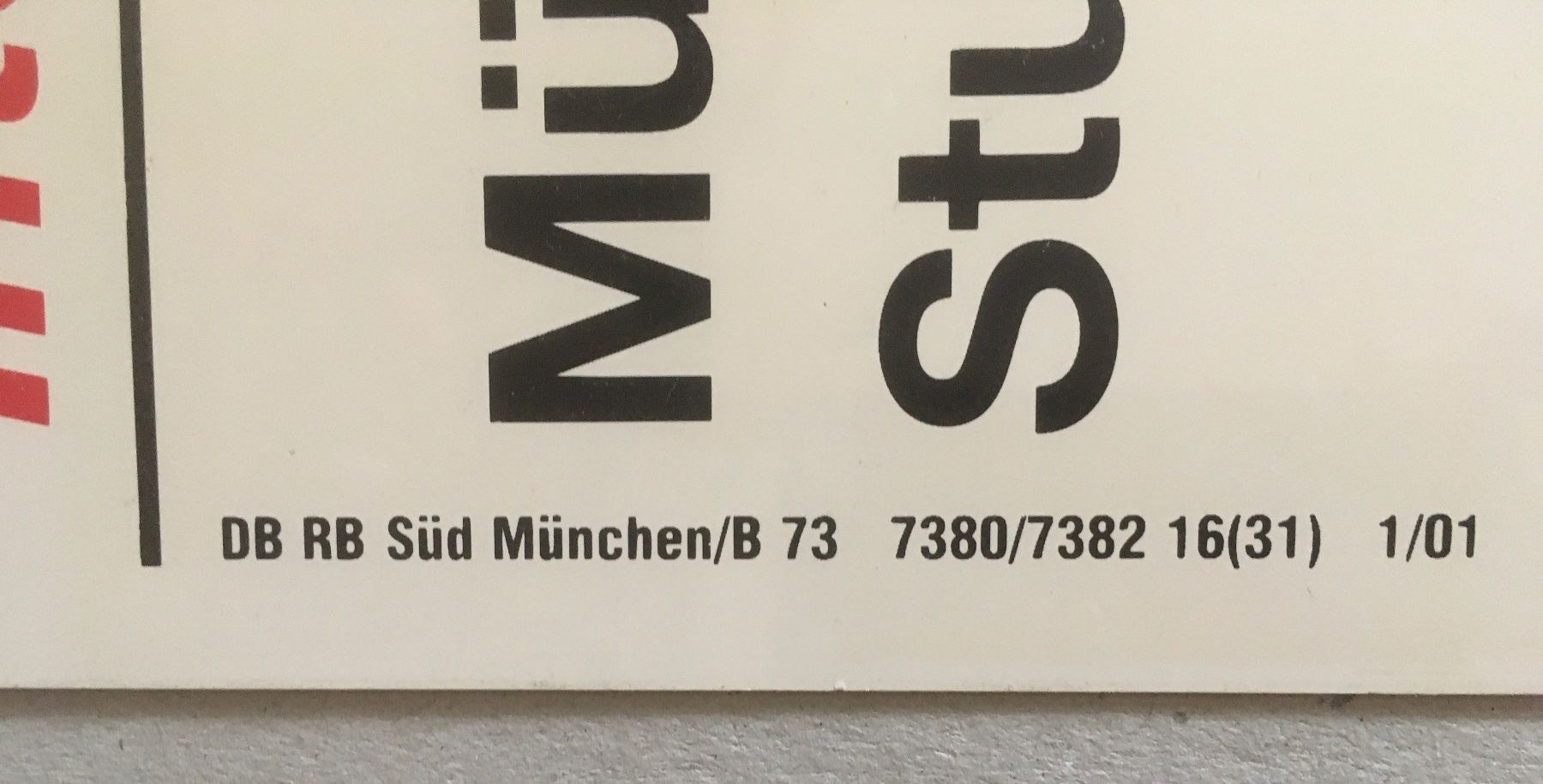 🟡 DB Bahnschild Intercity 512 - München - Stuttgart (Gebraucht) in ...
