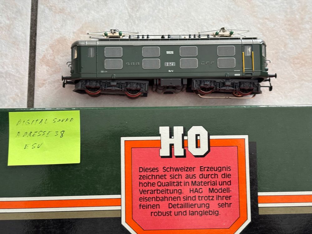 Hag Elok Re 4/4 SBB Digital Sound ESU (Gebraucht) in Hauterive NE für ...