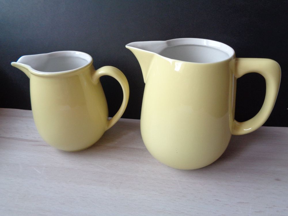 RÖssler Gelb Krug 1 Liter 0 5 Vintage Original 60 Er Jahre Kaufen