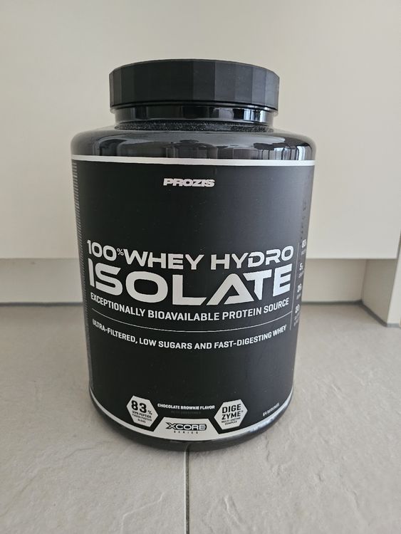Prozis Whey Hydro Isolate Chocolate 2kg, MHD 06/2025 (Gebraucht) in ...