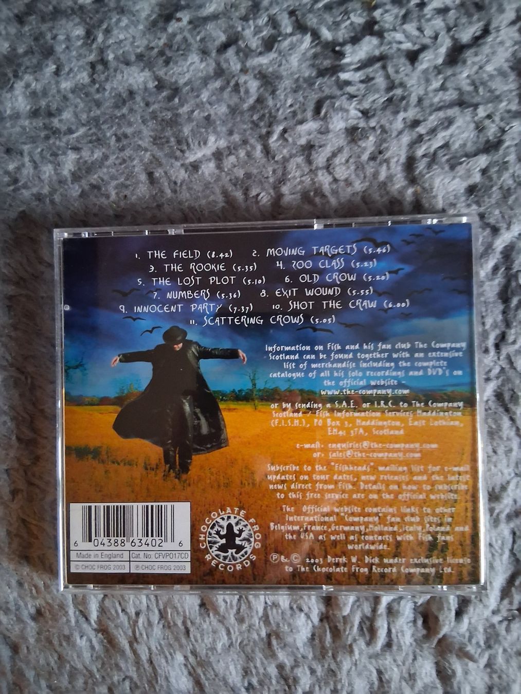 FISH FIELD OF CROWS MIT UNTERSCHRIFT CD (Gebraucht) in Wetzikon ZH für CHF 23 – mit Lieferung ...