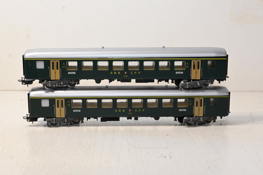 SBB A2561 1Kl. Personenwagen Märklin H0/AC mit OVP 2Stk. (Gebraucht) in Laupen ZH für CHF 21 ...