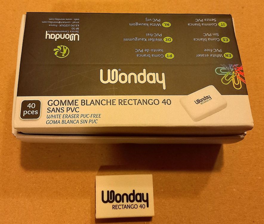 Restposten Radiergummis ,10 Stück , Wonday (Neu und originalverpackt) in Brienz BE für CHF 4 ...