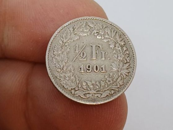 CH Silber 1/2 Franken 1901 sehr schöner Erhaltung top | Kaufen auf Ricardo