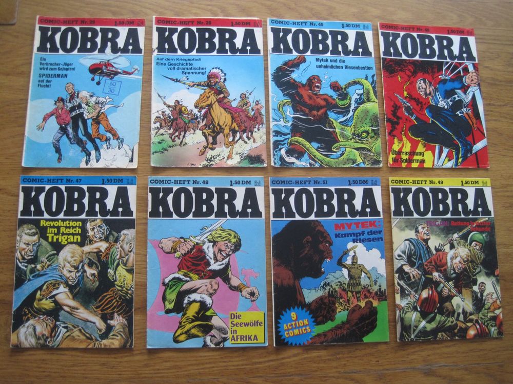 KOBRA Eiserne Hand Trigan Archie 1976 Comic LOT 3 (Gebraucht) in Gossau ...