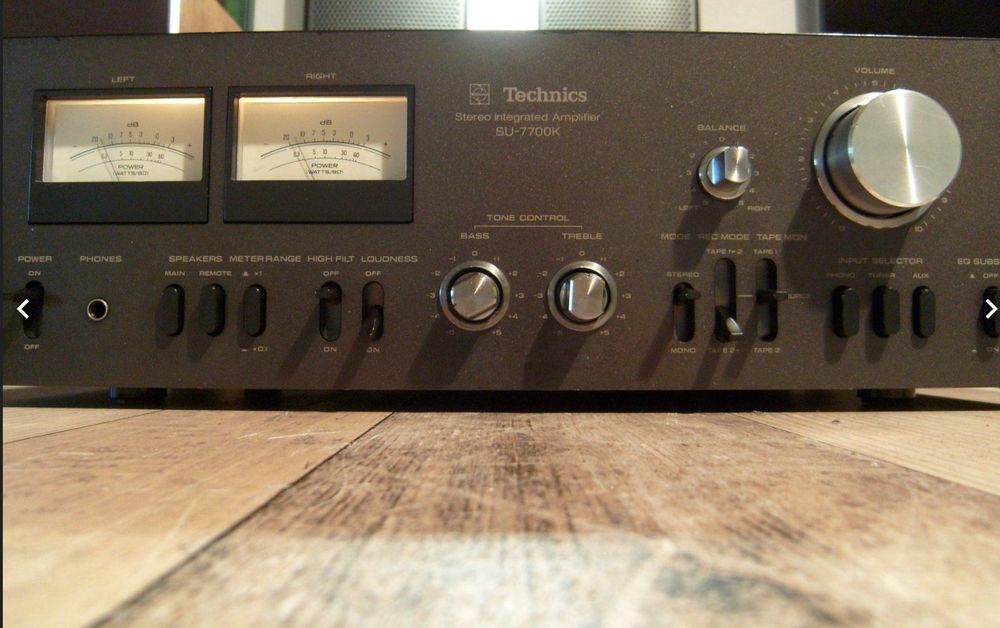 Technics SU-7700K pure AMP VU-PowerMeter (Gebraucht) in Lugano für CHF ...