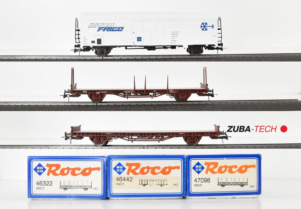 Roco 3x Güterwagen der SBB, H0 GS mit OVP (D'occasion) à St. Gallen ...