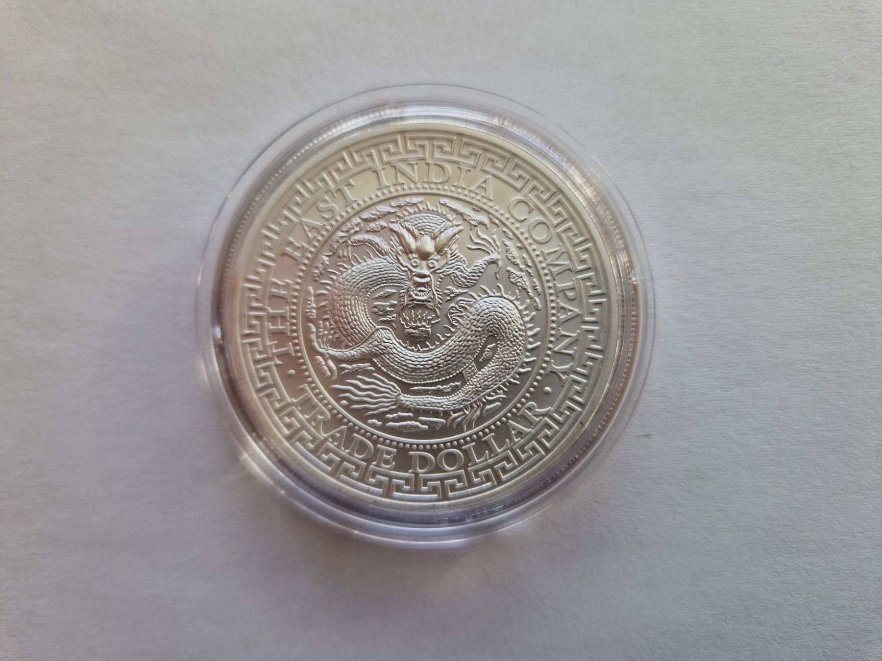 St. Helena - Chinese Trade Dollar 2019 - 1 oz Silber (Neu (gemäss ...