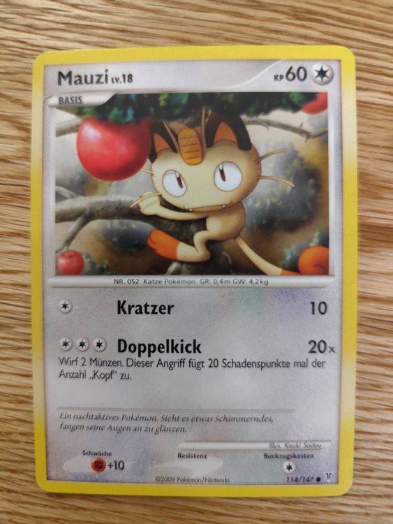 Pokemon Mauzi Meowth LV. 18 Ultimative Sieger Supreme Victor (Neu ...