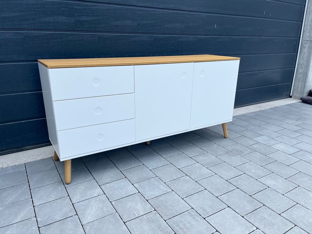 Sideboard Livique Weiss/Eiche (Gebraucht) in für CHF 390 – nur Abholung ...