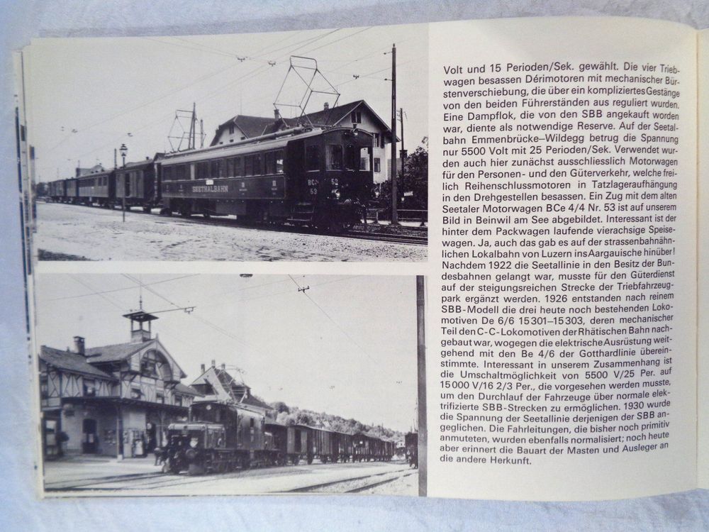 SBB - Schweizer Bahnen damals / Buch 1974 / Signiert (Gebraucht) in Bellach für CHF 15 – mit ...
