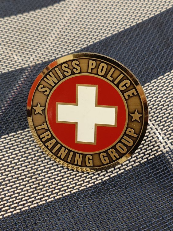 Abzeichen Emblem / Swiss Police - Training Group (Gebraucht) in Brugg ...