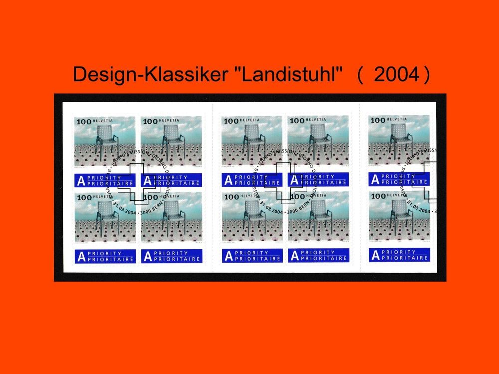 Design-Klassiker Schweiz II "Landistuhl" (2004) ungefaltet (Neu (gemäss Beschreibung)) in ...