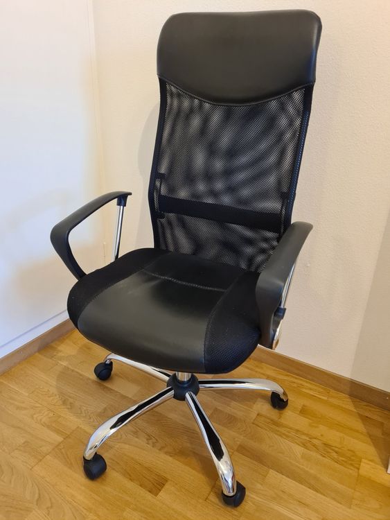 Bürostuhl, Kunstleder / Chaise de bureau, similicuir (Gebraucht) in Zürich für CHF 60 – nur ...