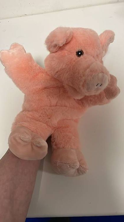 Pig Handpuppe flauschig (Gebraucht) in Wolfhausen für CHF 25 – nur ...
