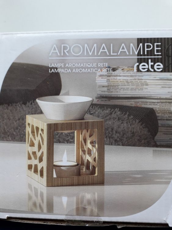 Duftlampe Holz und Porzelan Schale (Gebraucht) in Sursee für CHF 2 – mit Lieferung auf Ricardo ...