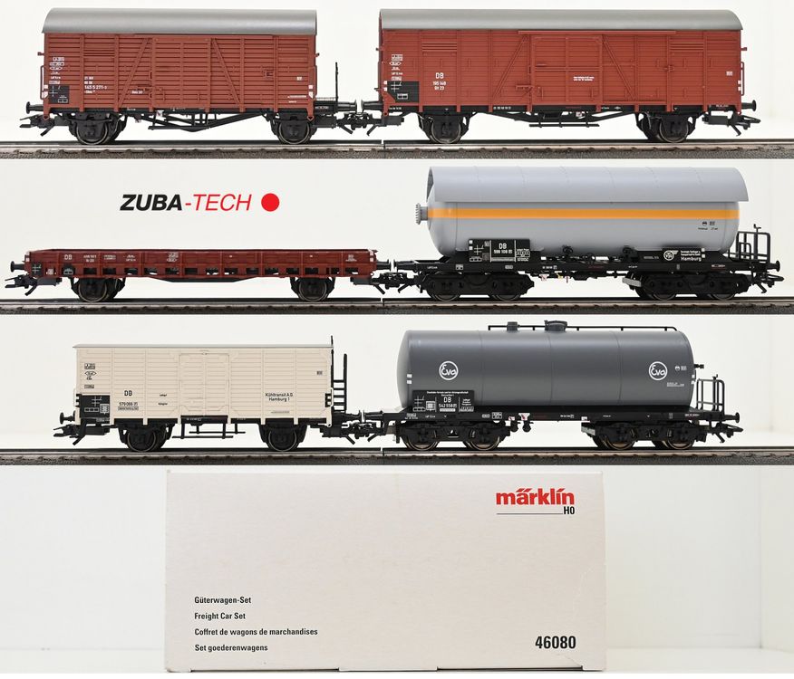 Märklin 46080 Güterwagen-Set 6-tlg H0 WS mit OVP (Gebraucht) in St ...