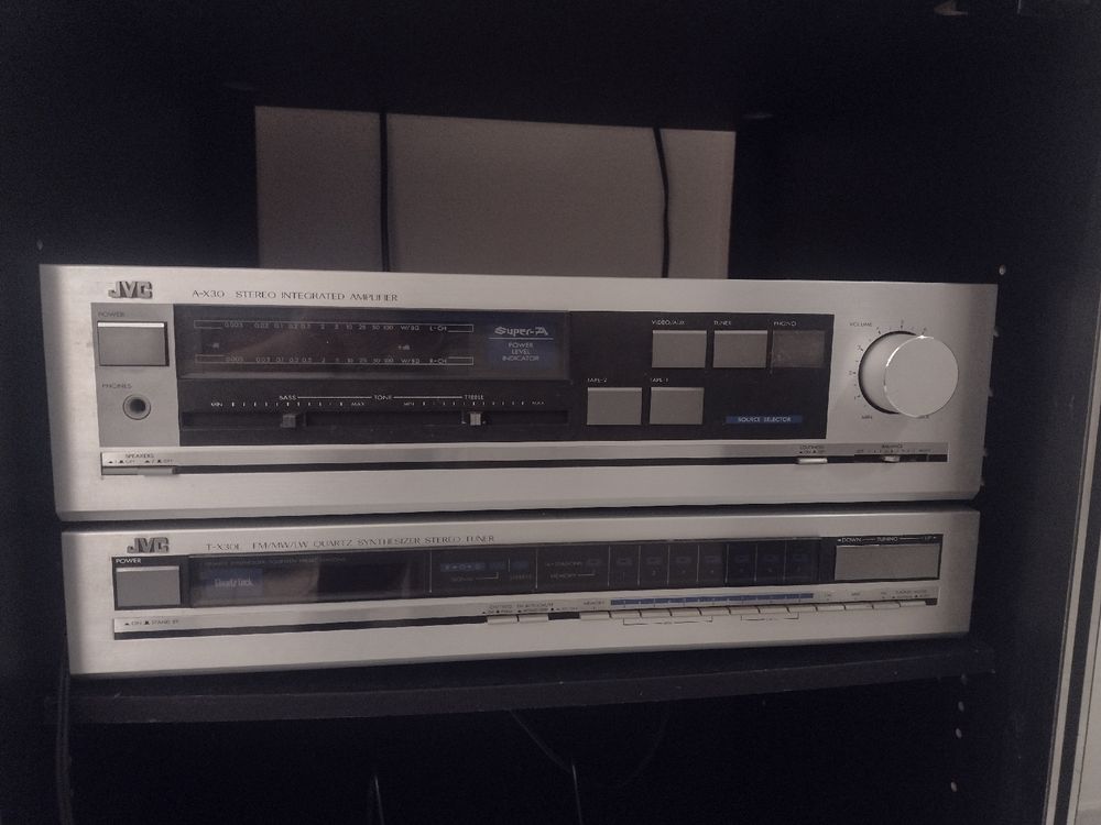 Vintage JVC Hi-Fi Stereo System with Cabinet & Speakers (Gebraucht) in ...