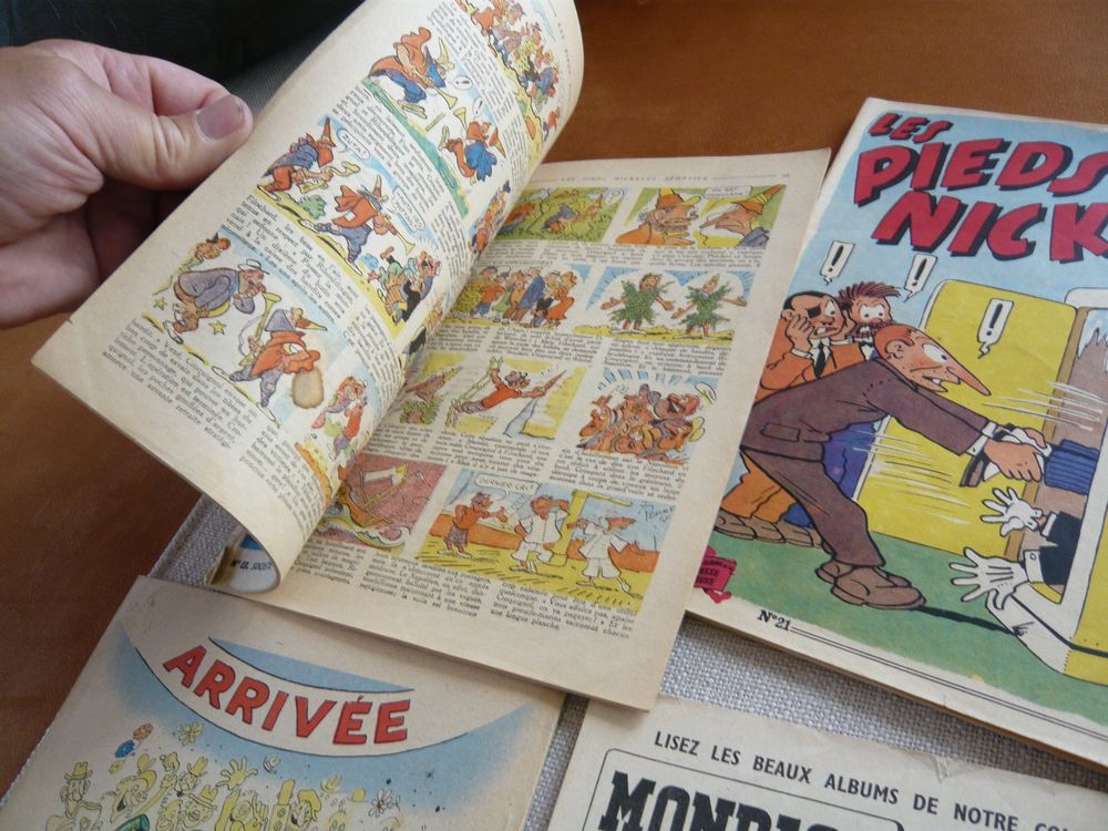 4 TRES ANCIENNE BD DES PIEDS NICKELES DES ANNEES 50 | Kaufen auf Ricardo