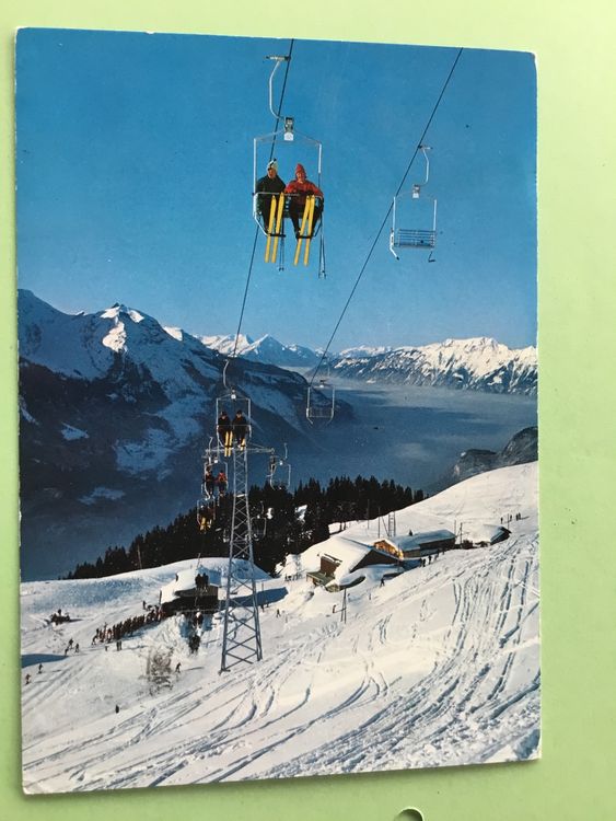 AK Seilbahn Hasliberg Käserstatt Hochsträss Sessellift | Kaufen auf Ricardo