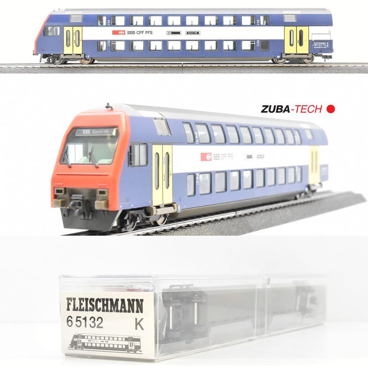 Fleischmann 65132 Steuerwagen DPZ Bt S-Bahn Zürich SBB H0 GS (Gebraucht) in St. Gallen für CHF ...