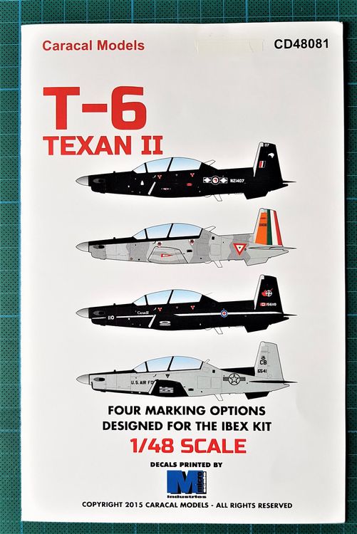 T-6 TEXAN II, DECALS von Caracal Models 1:48 | Kaufen auf Ricardo