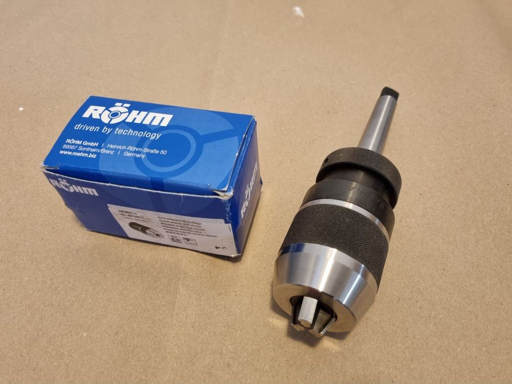 Röhm Schnellspannbohrfutter SPIRO-I 871017 mit Kegeldorm MK2 (Gebraucht ...