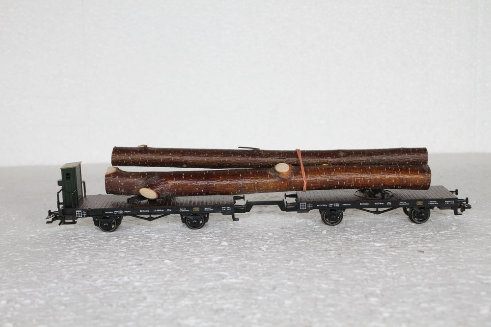 Märklin 48841 Drehschemelwagen Set mit Holzladung (Gebraucht) in ...