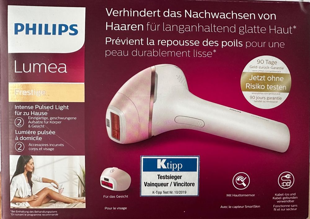 IPL-Haarentfernungsgerät Lumea Prestige Rosa BRI950/00 (Neu und originalverpackt) in für CHF 250 ...