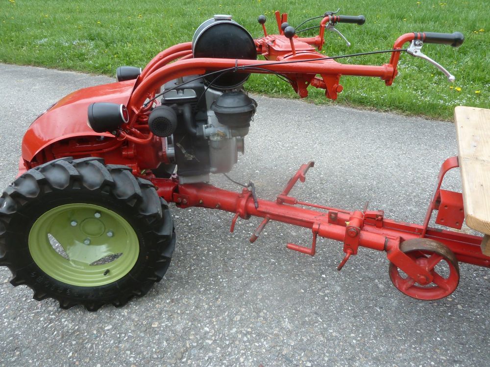 Motormäher Aebi AM 70 mit Triebachsanhänger (Gebraucht) in Eggiwil für CHF 1580 – nur Abholung ...