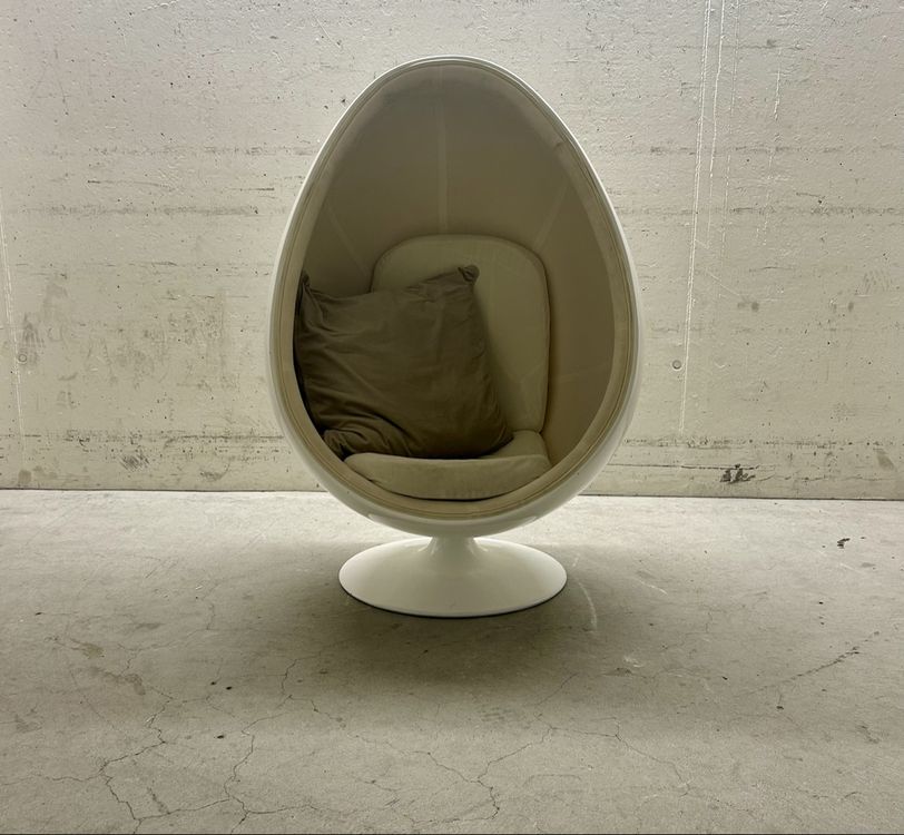 Weisser Ei-Sessel / Drehsessel / Egg Chair (Gebraucht) in Winterthur ...