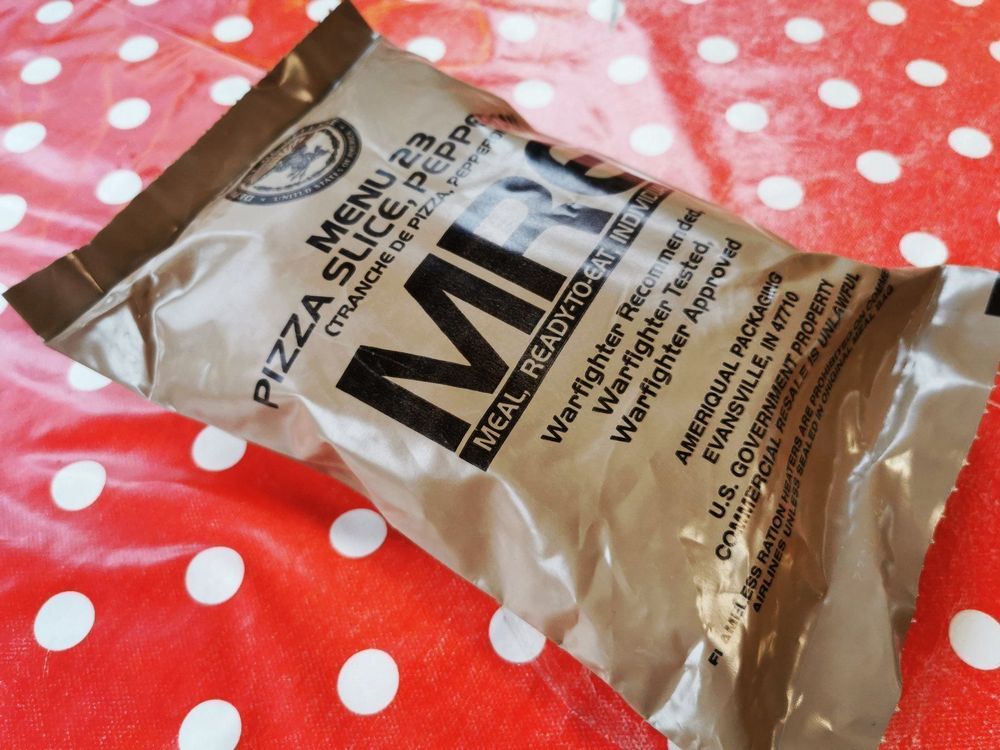Original US Army MRE Menu #23 Pepperoni Pizza (Neu und originalverpackt ...