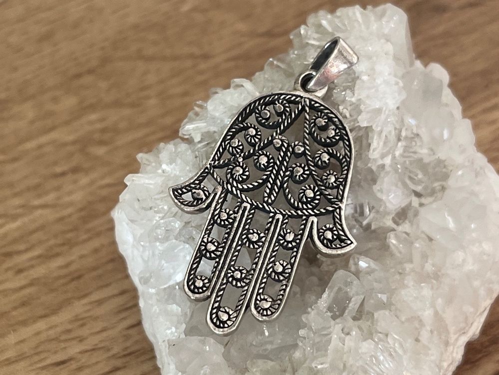 XL Silberanhänger Fatimas Hand, 10 gr. (Gebraucht) in Oberegg für CHF 12 – mit Lieferung auf ...