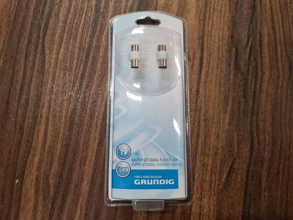 Grundig Koaxial Adapter Set 2xStecker (Neu und originalverpackt) in ...