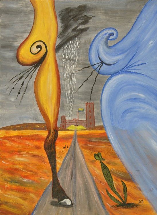 Gemälde: Blowing with the wind (Neu (gemäss Beschreibung)) in Fribourg für CHF 150 – mit ...