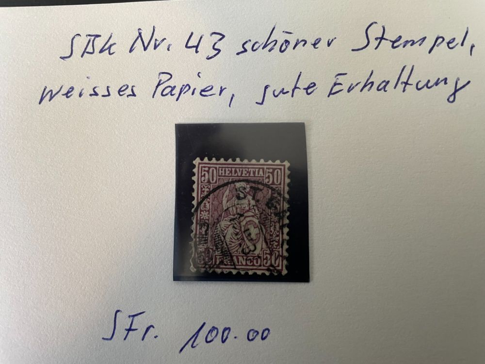 Sitzende Helvetia 1867-1878 | Kaufen auf Ricardo