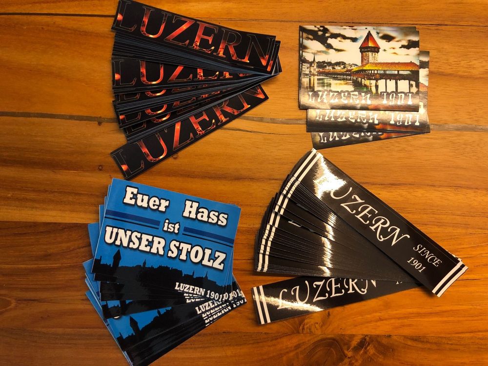 FC Luzern Stickers (Neu (gemäss Beschreibung)) in Kriens für CHF 6 ...