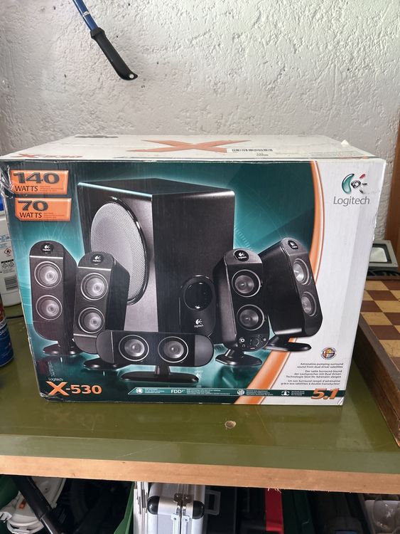 Logitech X-530 5.1 Surround Sound System (Neu (gemäss Beschreibung)) in ...