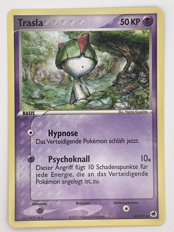 Trasla 60/101 Pokémon EX Dragon Frontiers (Neu (gemäss Beschreibung ...