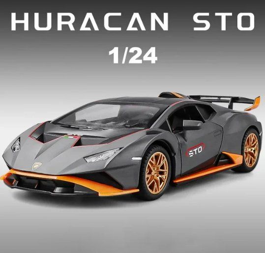 Lamborghini Huracan STO Modellauto 1/24 (schwarz) (Neu und ...