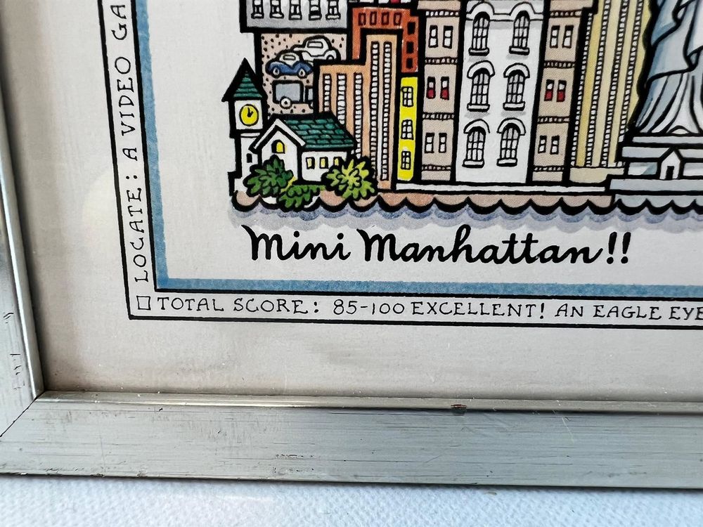 Mini Manhattan von tony graham Poster (Gebraucht) in Neuhausen am ...