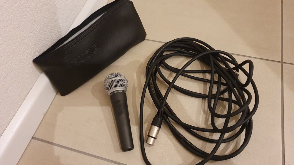 Sure SM58 Mikrofon mit Kabel ab CHF 1.00!!! (Gebraucht) in Möhlin für ...