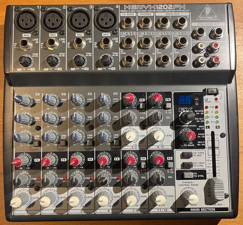 BEHRINGER XENIX 1202 FX (MIT EFFEKTEN) MISCHPULT (Gebraucht) in Büron ...