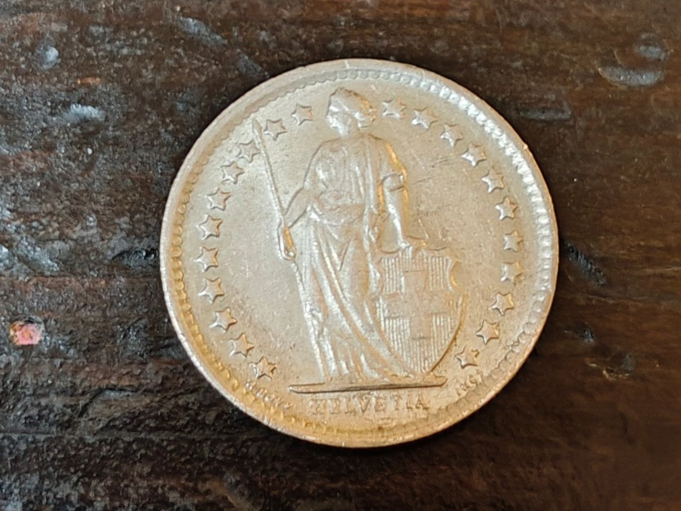 3x Schweizer ½-Franken-Münzen, 1958, 1963, 1950 CH (Gebraucht) in ...