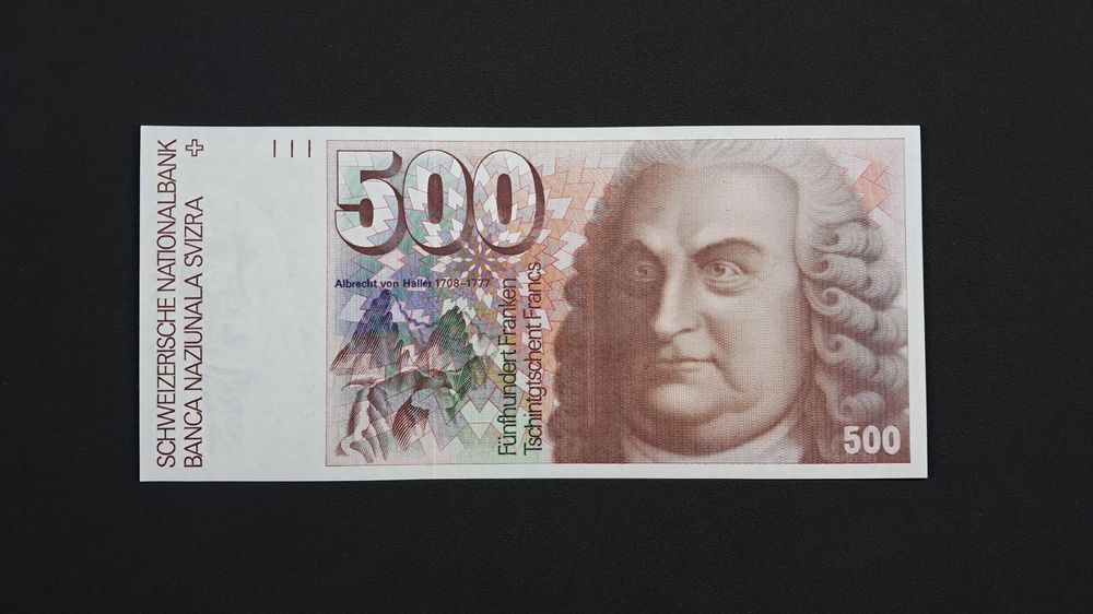Schweiz 500 Franken 1992 Bankfrisch (Neu und originalverpackt) in ...