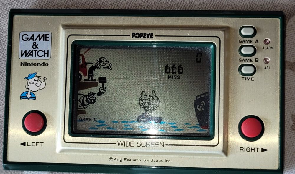 Nintendo Game & Watch POPEYE (Defekt) in Safnern für CHF 49.5 – mit ...
